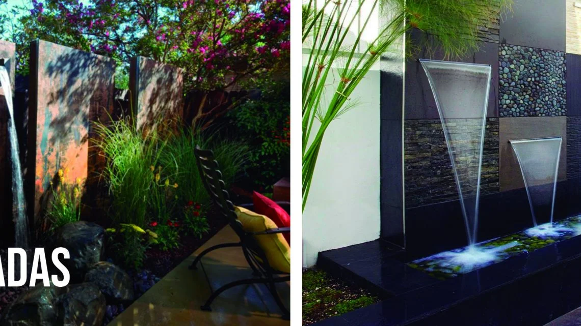 Fuentes De Cascada Modernas Para Exteriores Fuente De Jardín En